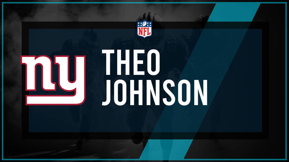 Theodore Joseph Johnson vs. Patriots - NFL - Player Props, Lines and Trends